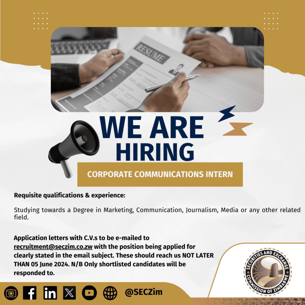 SECZ Posts – Securities and Exchange Commission of Zimbabwe